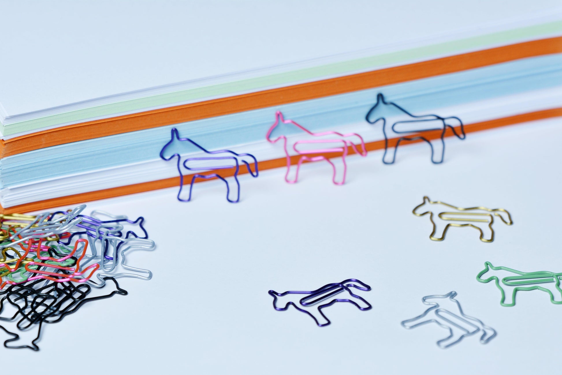 Horse paper clips 12 pieces – GISI-Shop